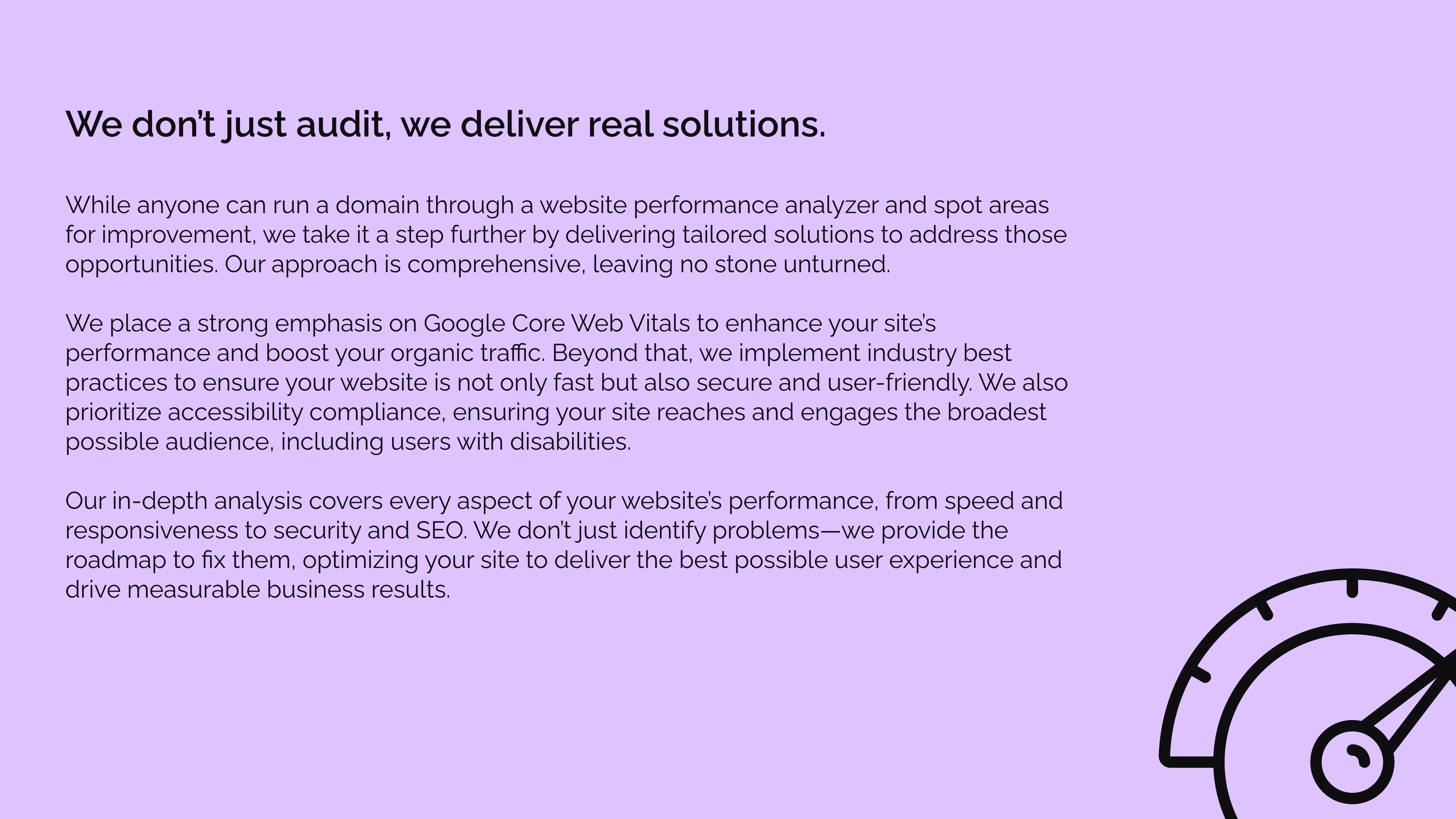 Website Performance Analysis | WebManics